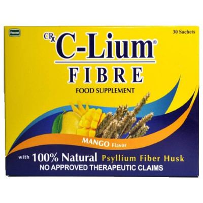 Buy Crx c-lium fibre psyllium fiber husk powder 1's mango online with MedsGo. Price - from